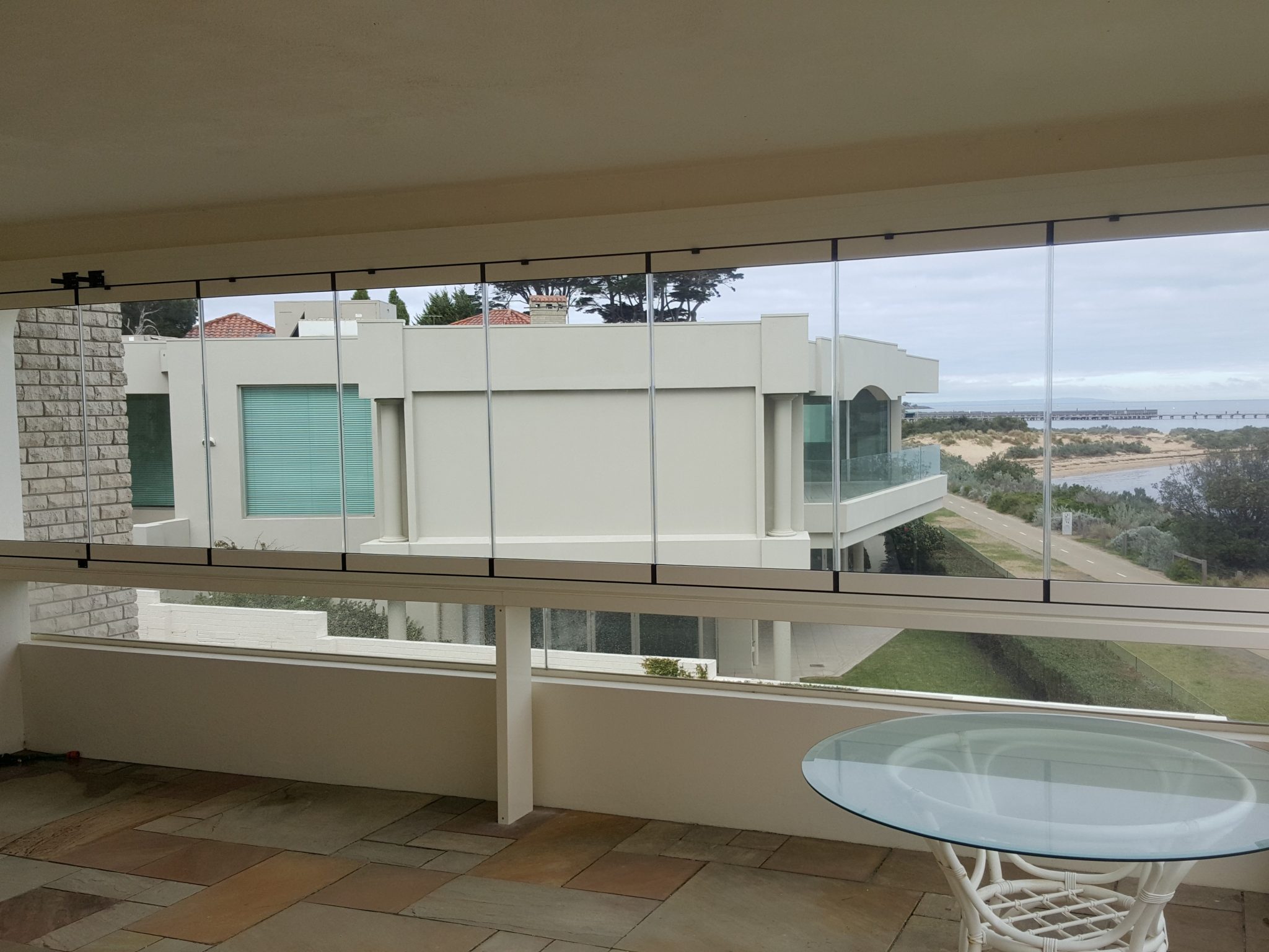 Balcony Screen - Frameless Glass - CLEAR EDGE GLASS